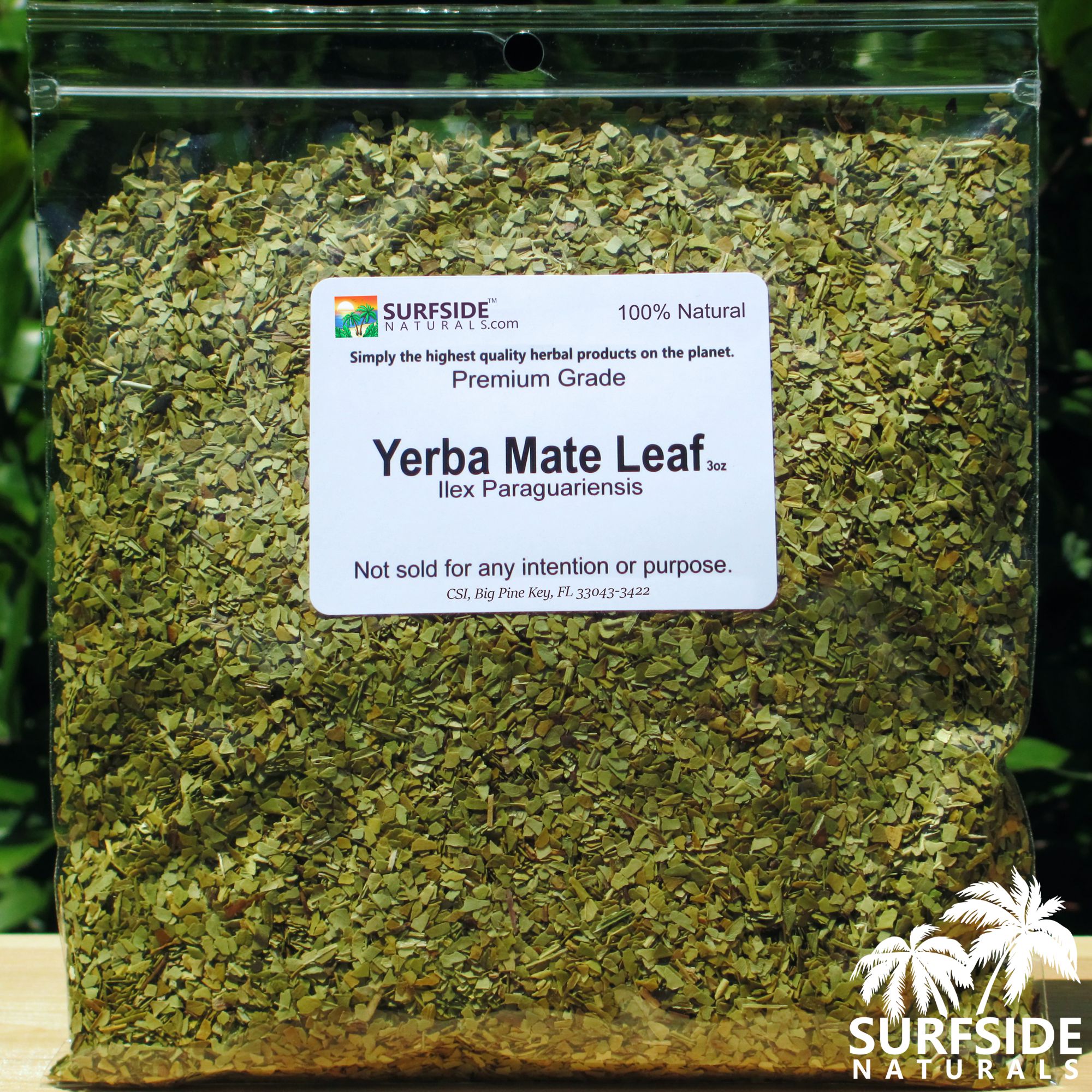Yerba Mate Pure Leaf Ilex Paraguariensis Certified Organic
